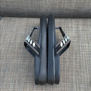 Andiamo | Shoes | Andiamo Sandals W Crystal Decor | Poshmark